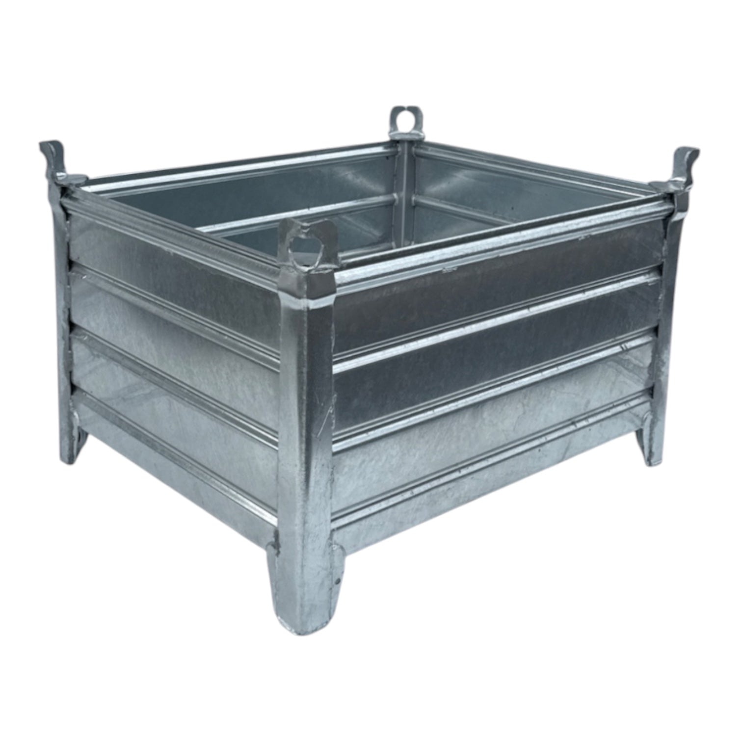 Verzinkte stacking container M with lifting eyes 1000 x 800 x 680 mm ...
